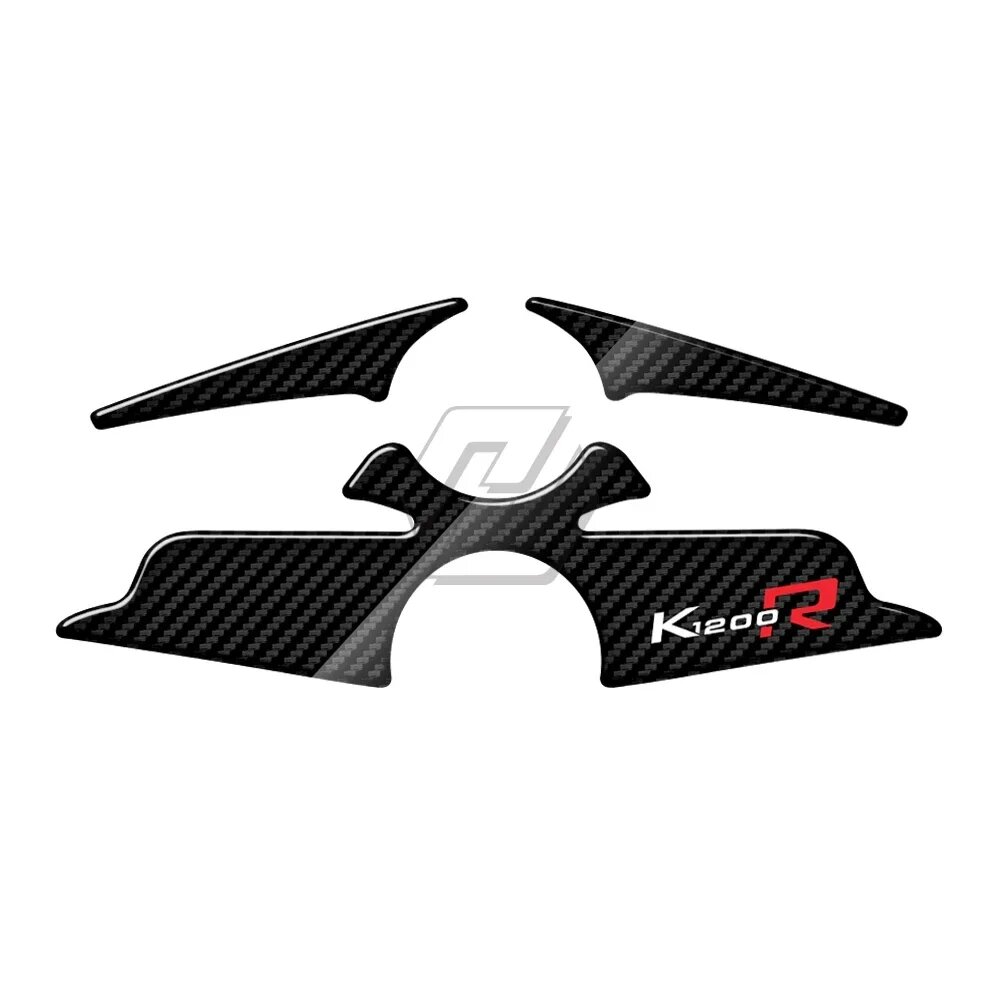 Для BMW K1200R спортивная версия до 2010 годов 3D карбоновый верхний тройной хомут Defender