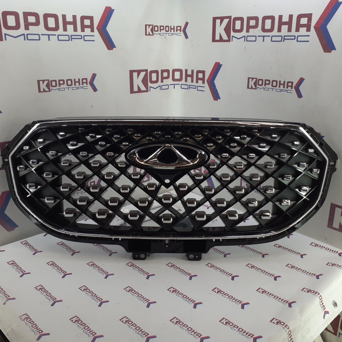 Решетка радиатора (под камеру) 2021- 602001587AA Уценка снята с новой машины,без пробега CHERY арт. 602001506AA