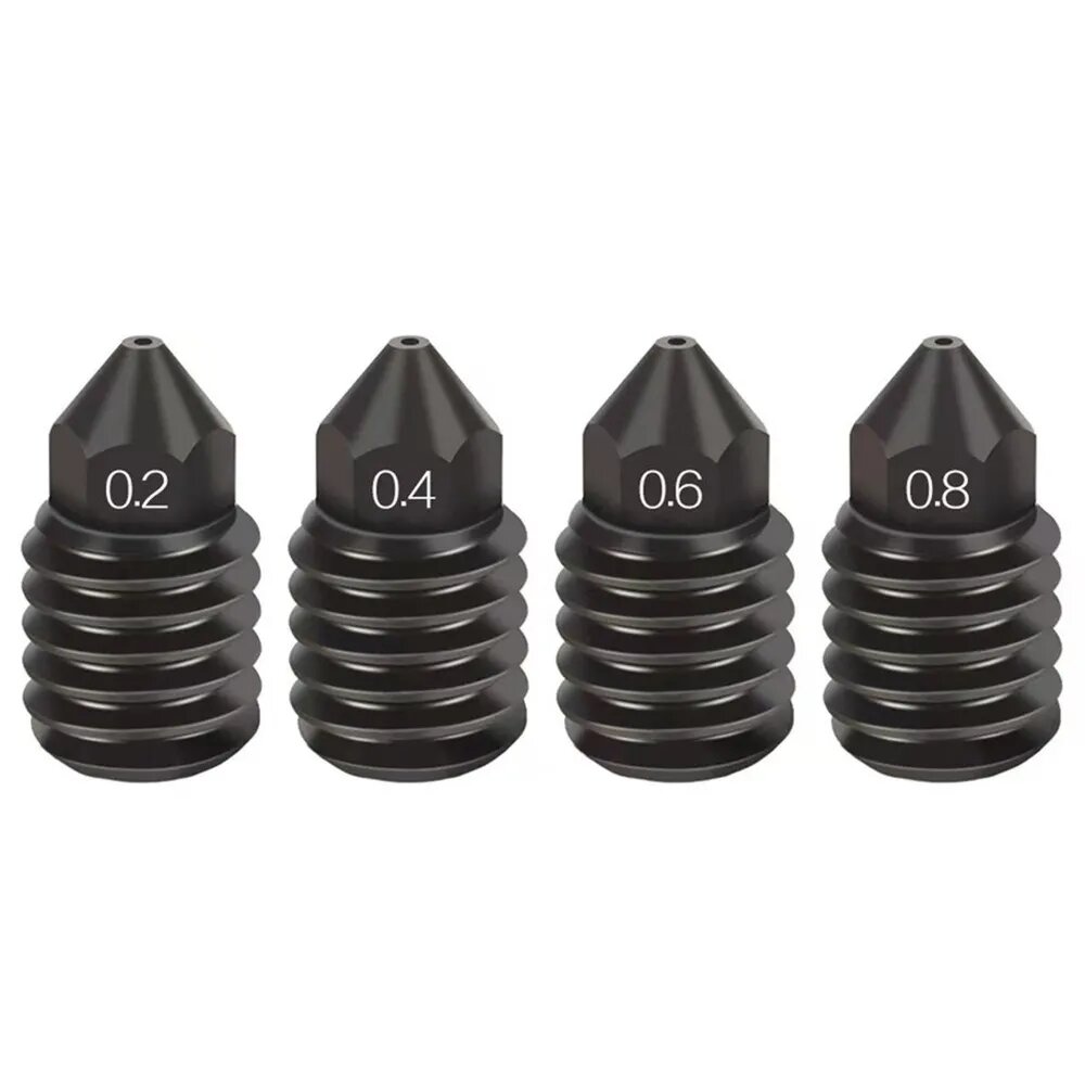 Для Сопла Для Bambu Lab A1/H2D/ Min Из Закаленной Стали 0,2 0,4 0,6 0,8 Мм