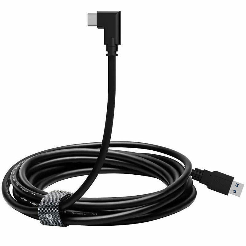 Кабель USB-C к USB-A 5 м Черный ТПЭ материал для VR-стриминга USB 3.2 Gen 1 Высокоскоростная передача данных
