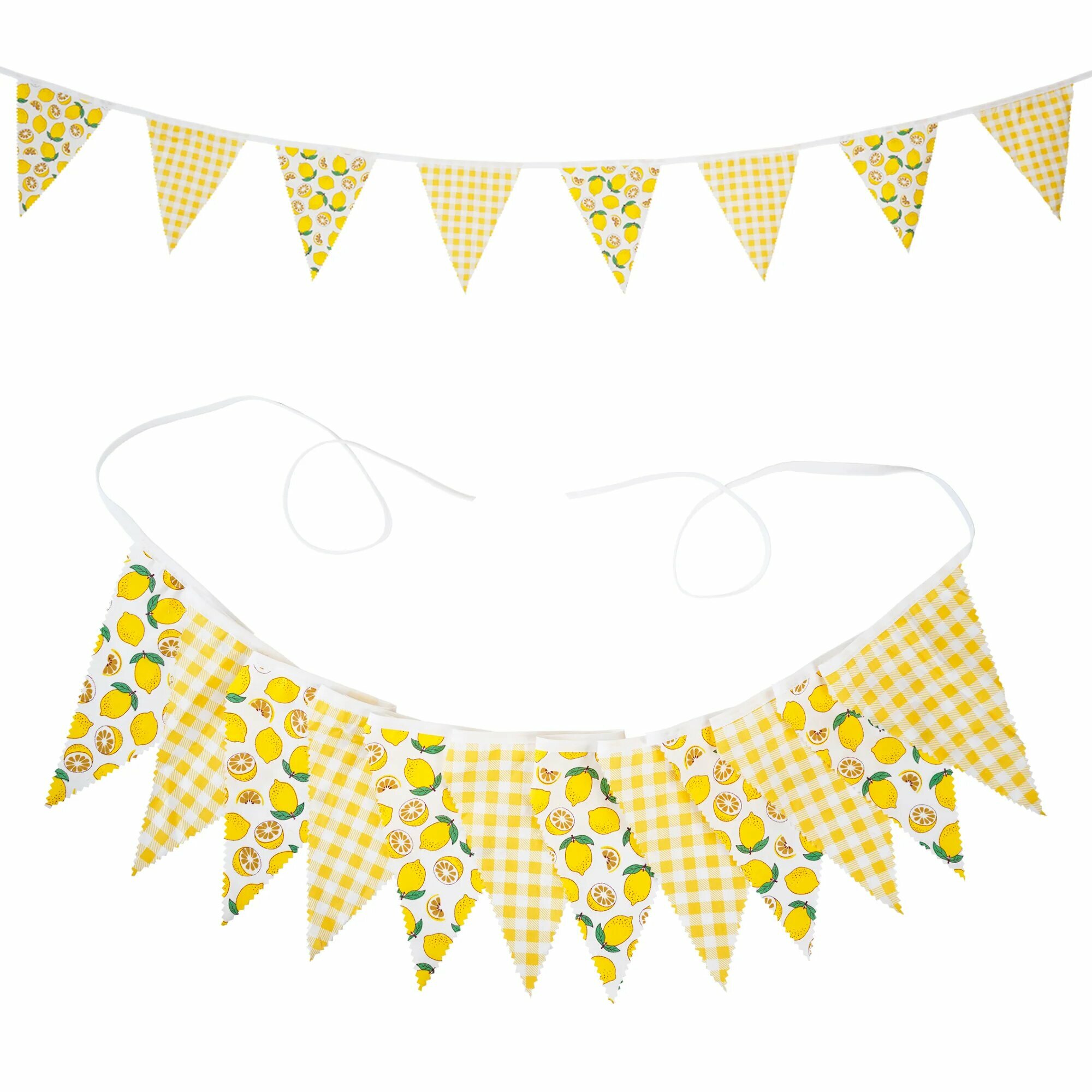 Флажки INFEI из хлопковой ткани, клубничный, лимонный Yellow Lemon