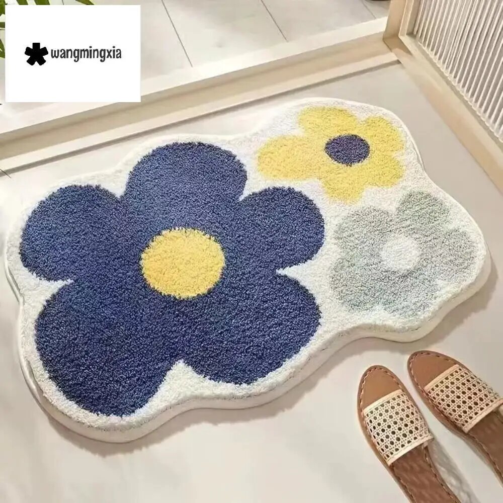 Премиумцветочный палас 40х60 см, модель Flower 6