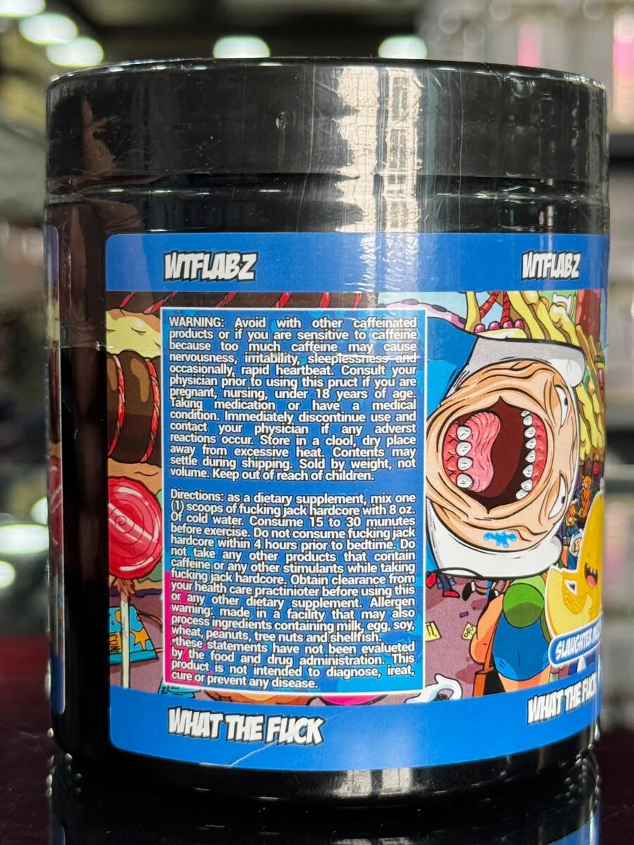 Предтренировочный комплекс WTF Labz Fucking Jack Hardcore (195 гр) (дыня) — фото 1