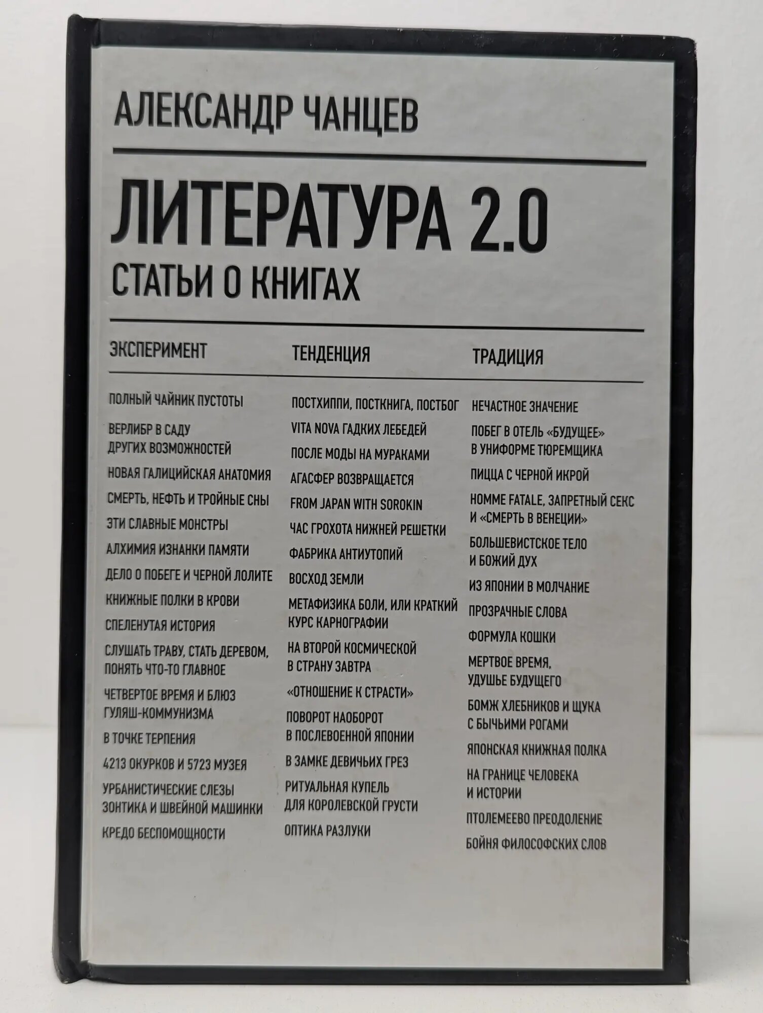 Литература 2.0. Статьи о книгах Чанцев Александр Владимирович 2011