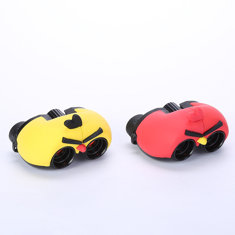 8x22 Angry Birds Детский бинокль в розовом цвете, высокое увеличение, компактный дизайн для детей