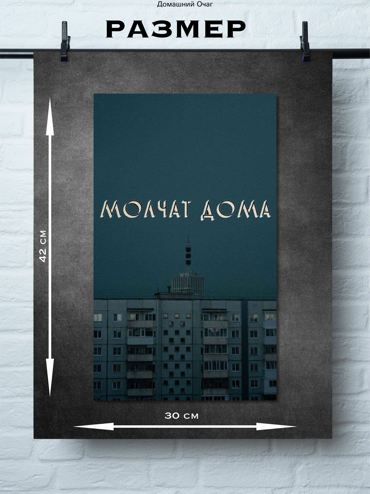 Постер интерьерный - молчат дома, "Виктор Цой" — фото 1