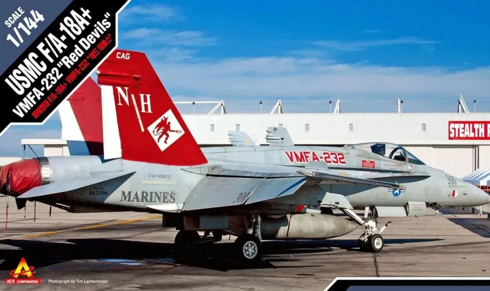 Academy 12627 1/144 USMC F/A-18A+ VMFA-232 Red Devils сборная модель самолета