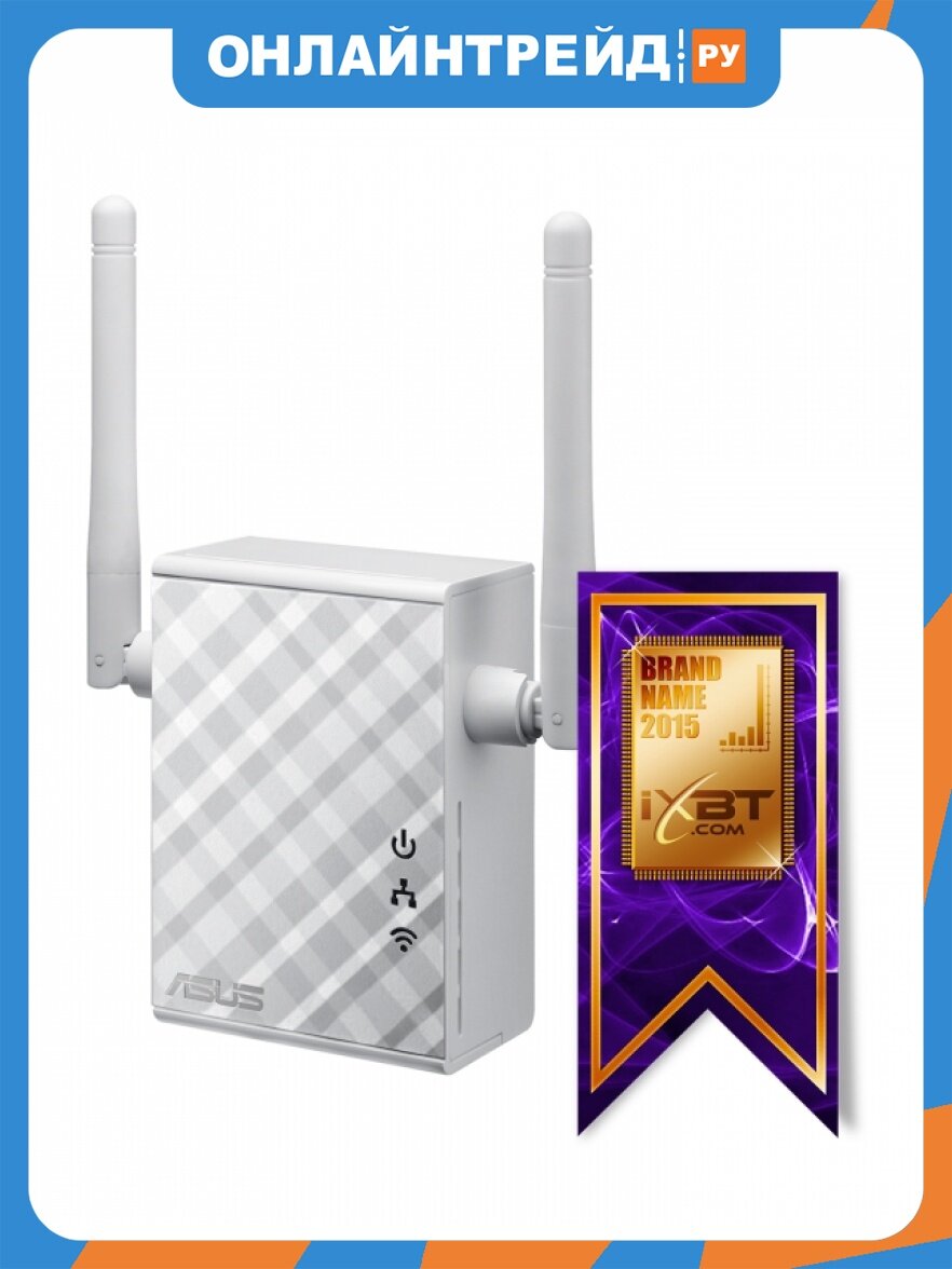 Усилитель Wi-Fi сигнала Asus RP-N12
