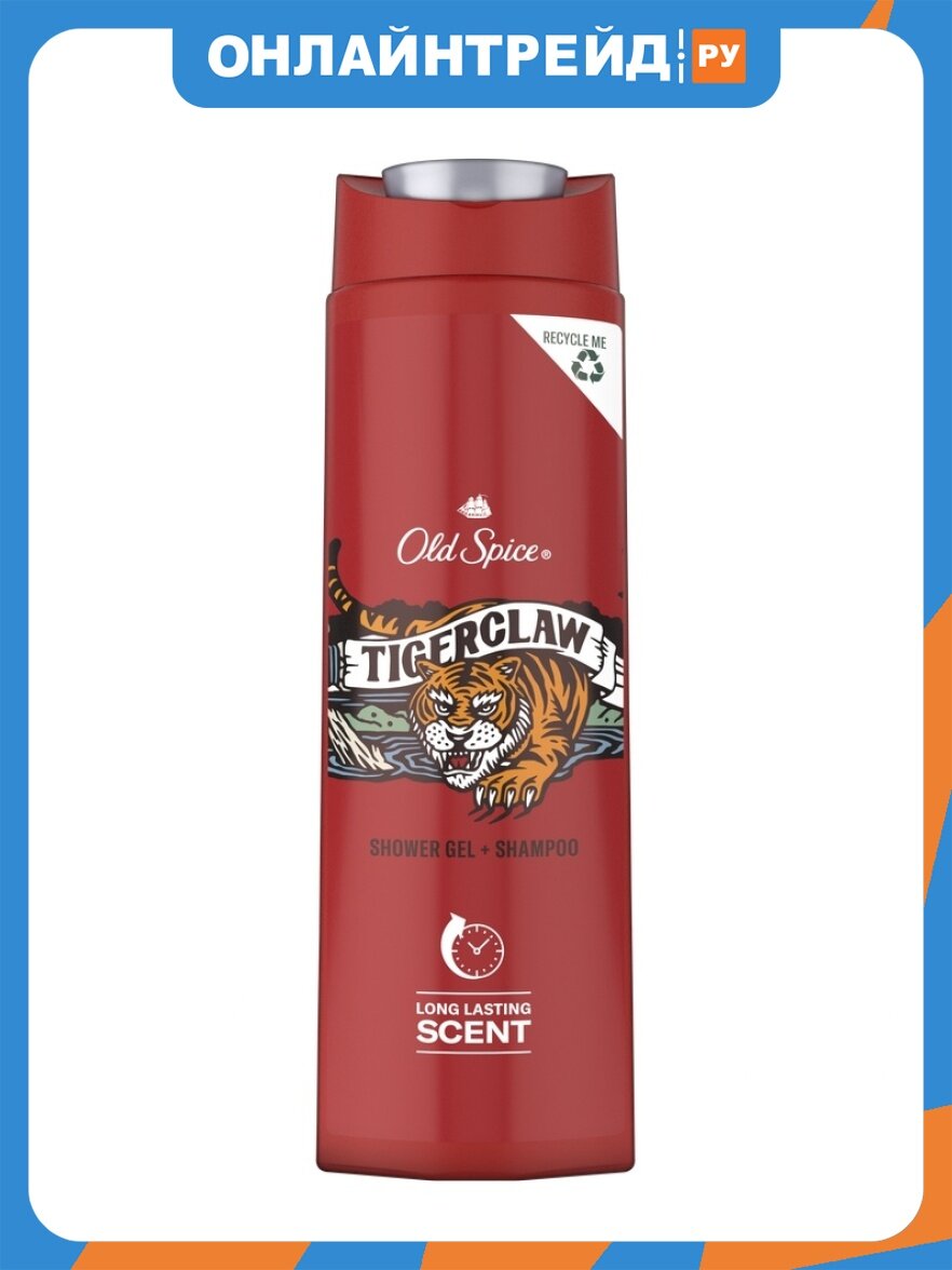 Гель для душа Old Spice Tigerclaw, 400 мл