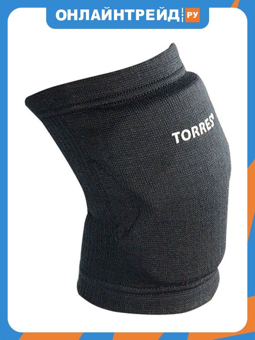 Наколенники спортивные Torres Light, черный, размер L, PRL11019L-02, нейлон, ЭВА