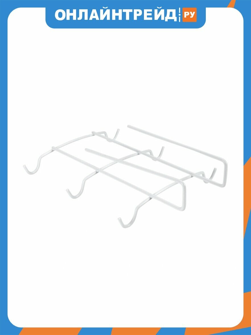 Подвесная полка для 6 кружек Metaltex TAZZA 14х28х6 см