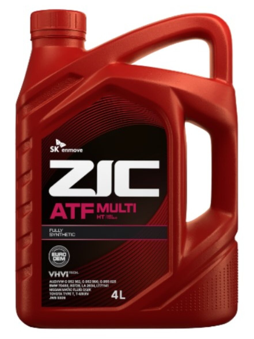 Трансмиссионное масло Zic ATF Multi HT 4 л
