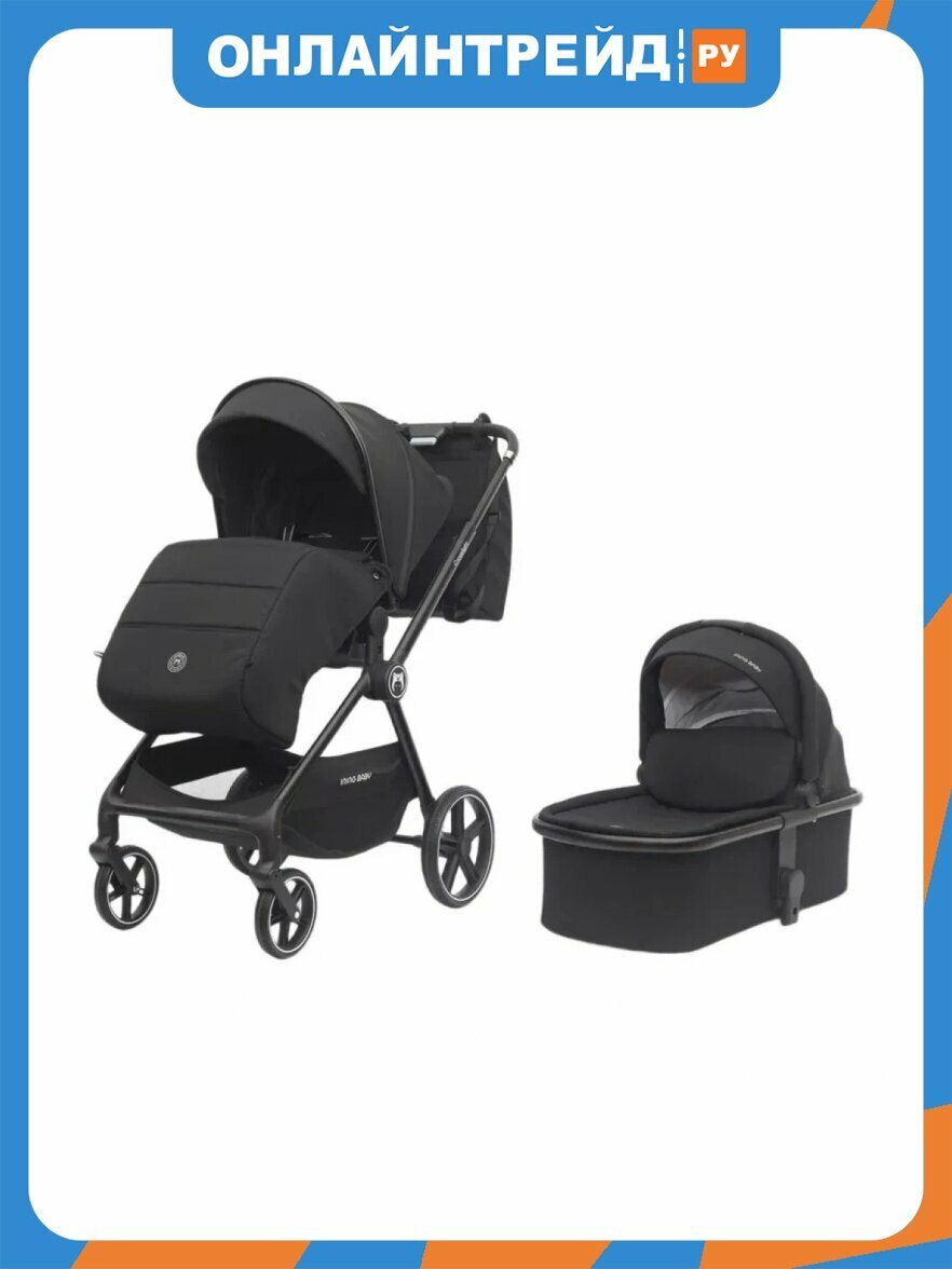 Коляска 2 в 1 Ining Baby Z1-X PRO black