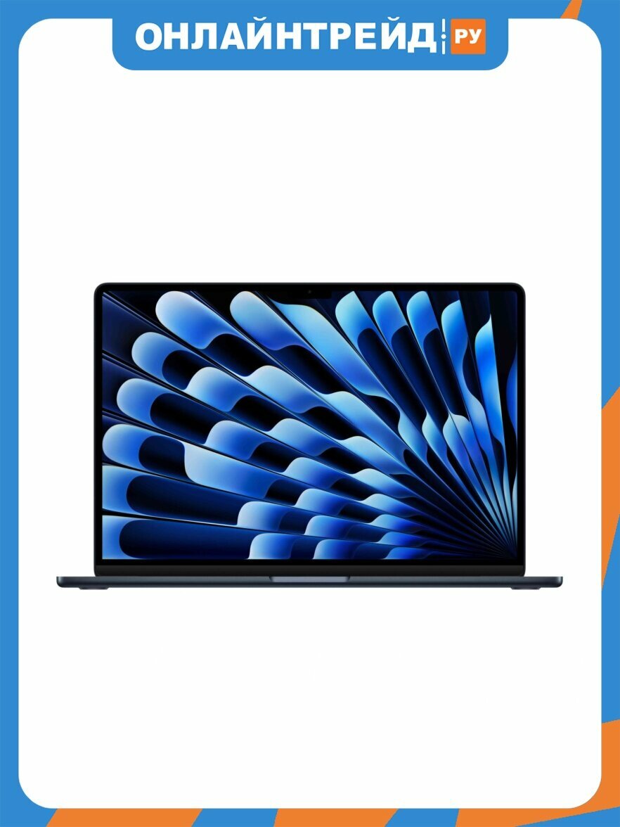 Ноутбук Apple MacBook Air 15.3"/2026/10-core M5 chip 10-core GPU/16GB/512GB SSD, A3448, MDVH4ZP/A, Midnight