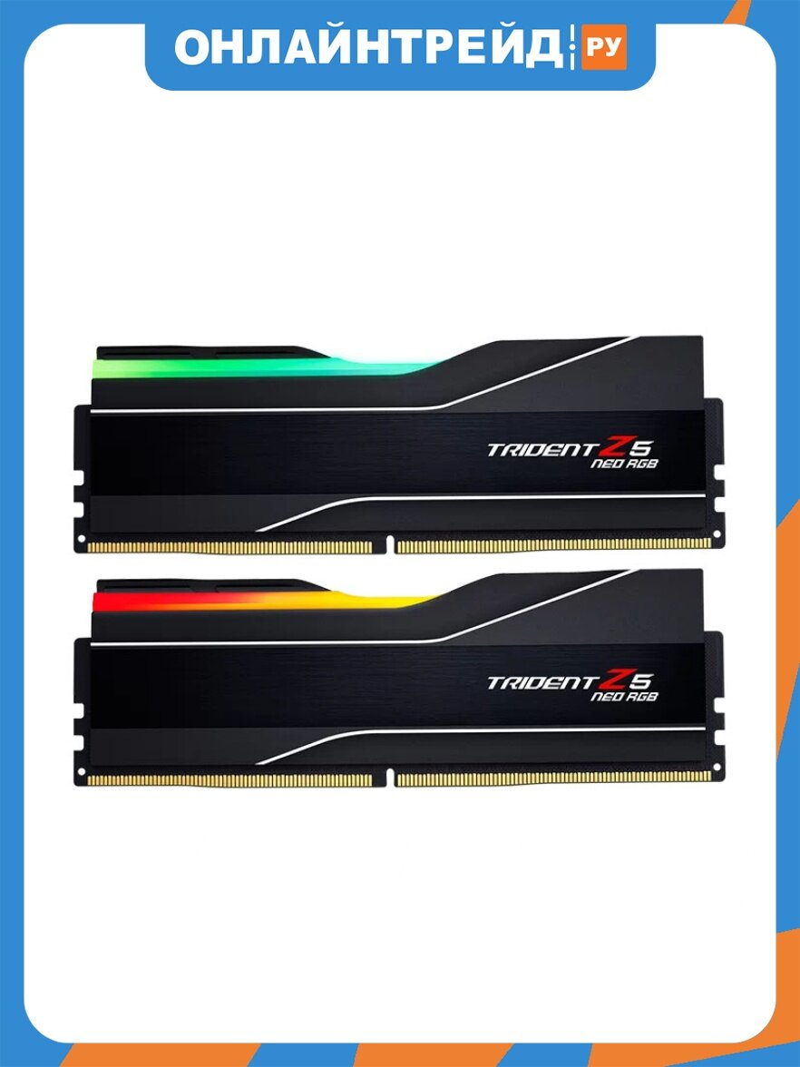 Оперативная память G.skill TRIDENT Z5 NEO RGB 64Gb (2x32Gb) DDR5-6000 DIMM (F5-6000J2836G32GX2-TZ5NR)