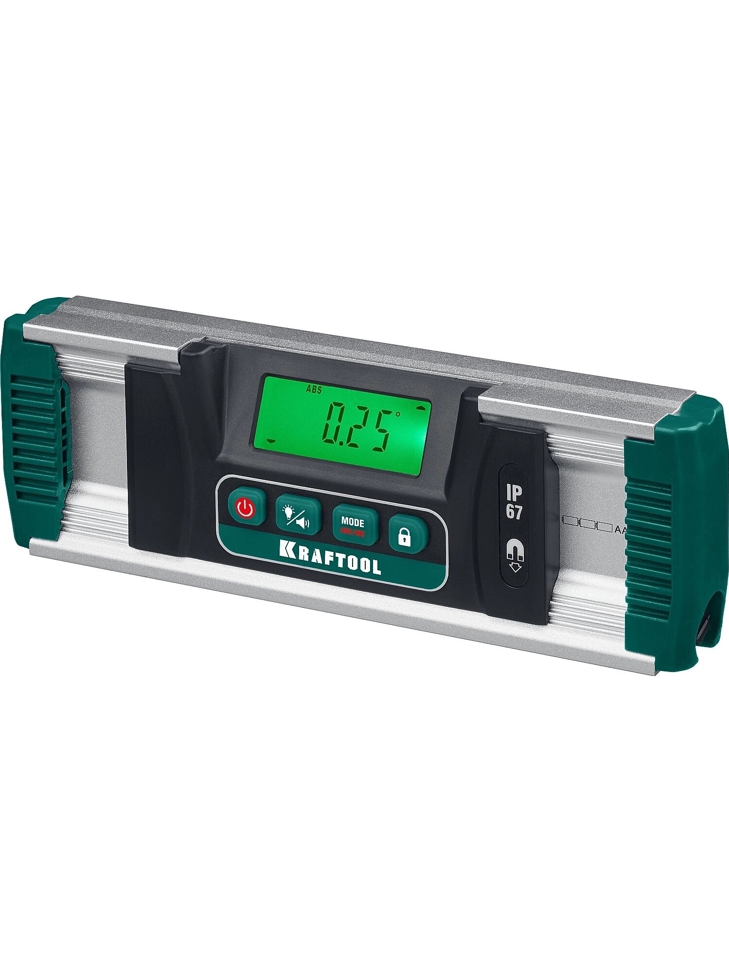 Электронный уровень-уклономер KRAFTOOL EXTREM, 0 - 360 , точность 0.05 , HOLD, IP67