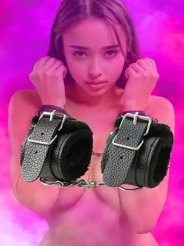 Секс наручники 18+, натуральная кожа, товары для взрослых