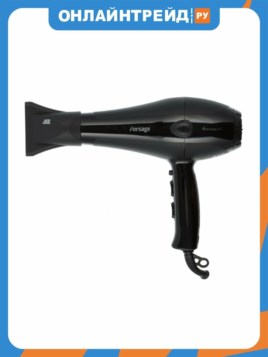 Фен Dewal Professional Dewal Forsage 03-106 Black, черный