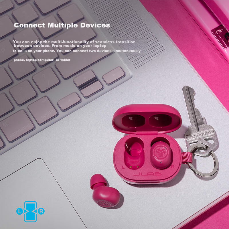 JLab JBuds Mini беспроводные наушники Bluetooth для музыки спорта игр сна компактные переносные с шумоподавлением