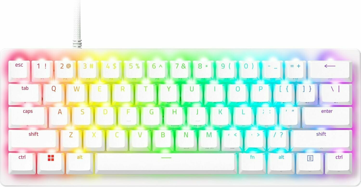 Игровая клавиатура Razer Huntsman V3 Pro Mini (Analog Optical Switches Gen-2) белый