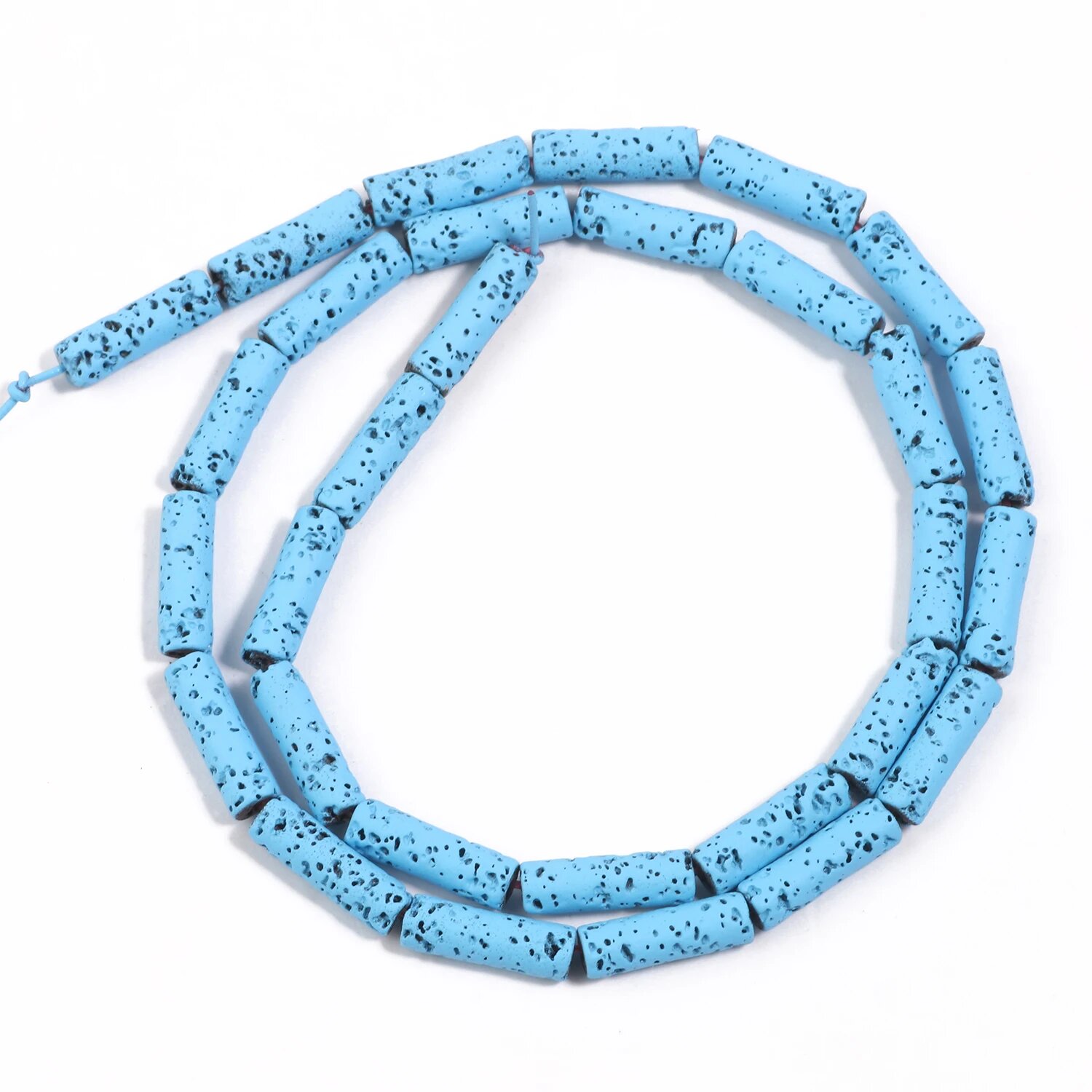 Бусины из лавового камня Xilitata 30 шт Синий, Blue