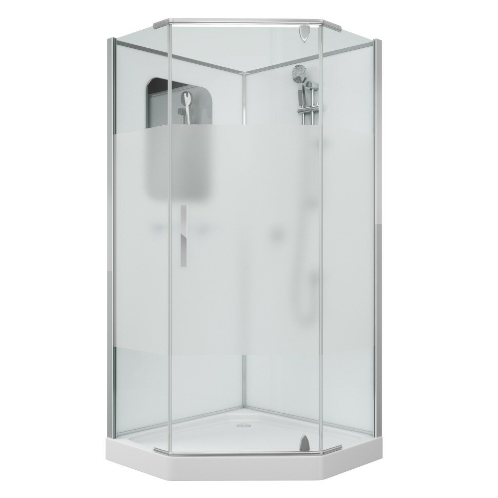 Душевая кабина Grossman Classic GR170D (100х100х205) дверь распашная,4 места