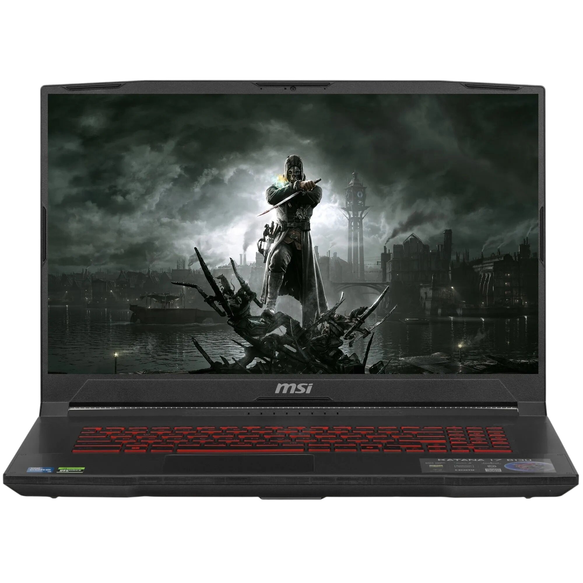 Ноутбук MSI Katana 17 B13UCR-1491XRU (Core i5 13420H/17.3" 1920x1080/16Gb/1Tb SSD/NVIDIA GeForce RTX 3050 4GB/DOS) Grey