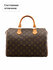 Сумка саквояж Louis Vuitton Speedy 30 Vintage, коричневый