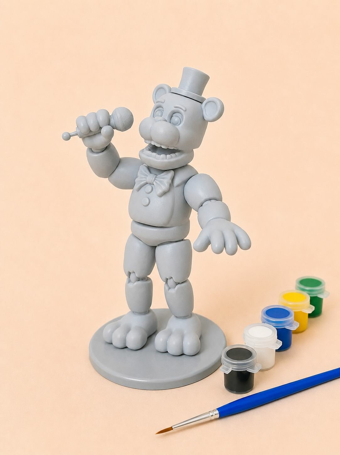 Фредди фигурка-раскраска из игры Пять ночей с Фредди /Freddy игрушка FNaF