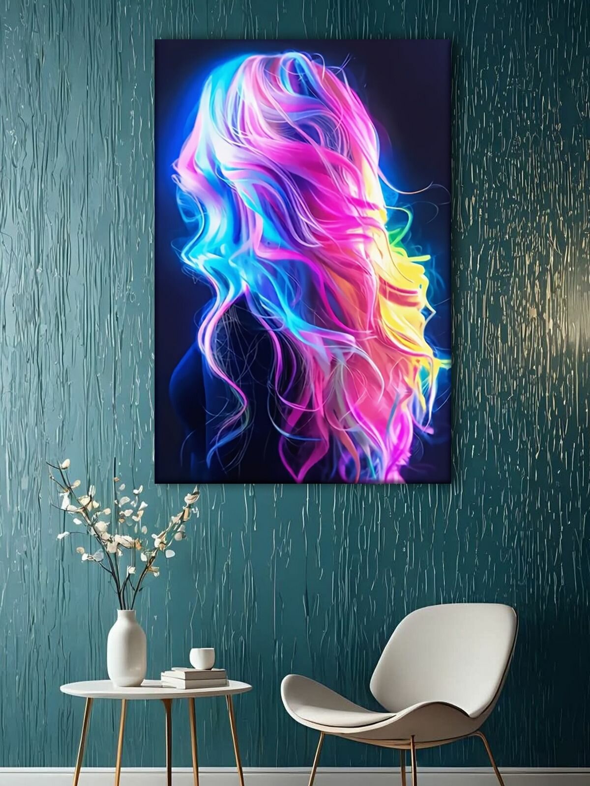 Картина "Печать струй" 55x85 см
