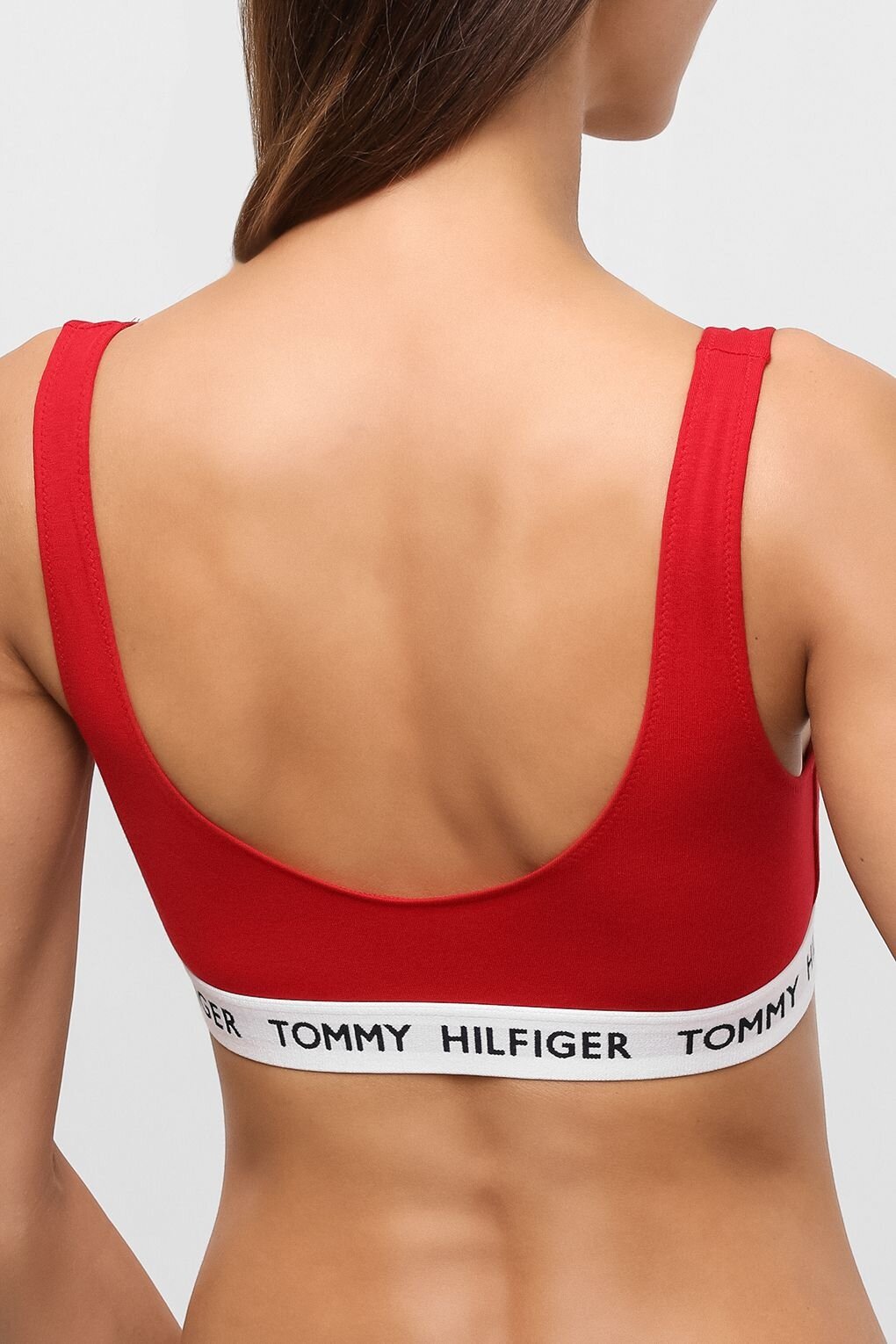 Бюстгальтер TOMMY HILFIGER, размер 44-46, красный — фото 1