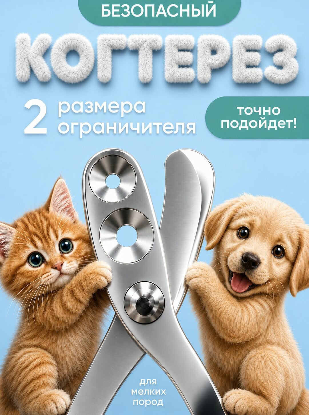 Когтерезка для кошек и собак, ножницы для когтей