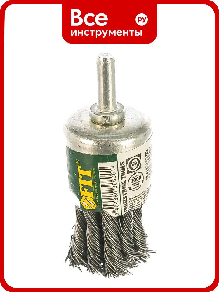 Корщетка-венчик FIT IT 28 мм витая. 38600