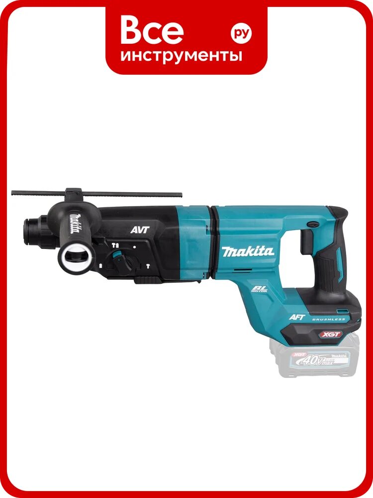 Аккумуляторный перфоратор Makita HR007GZ без аккумулятора, профессиональный с режимом долбления и скоростью вращения