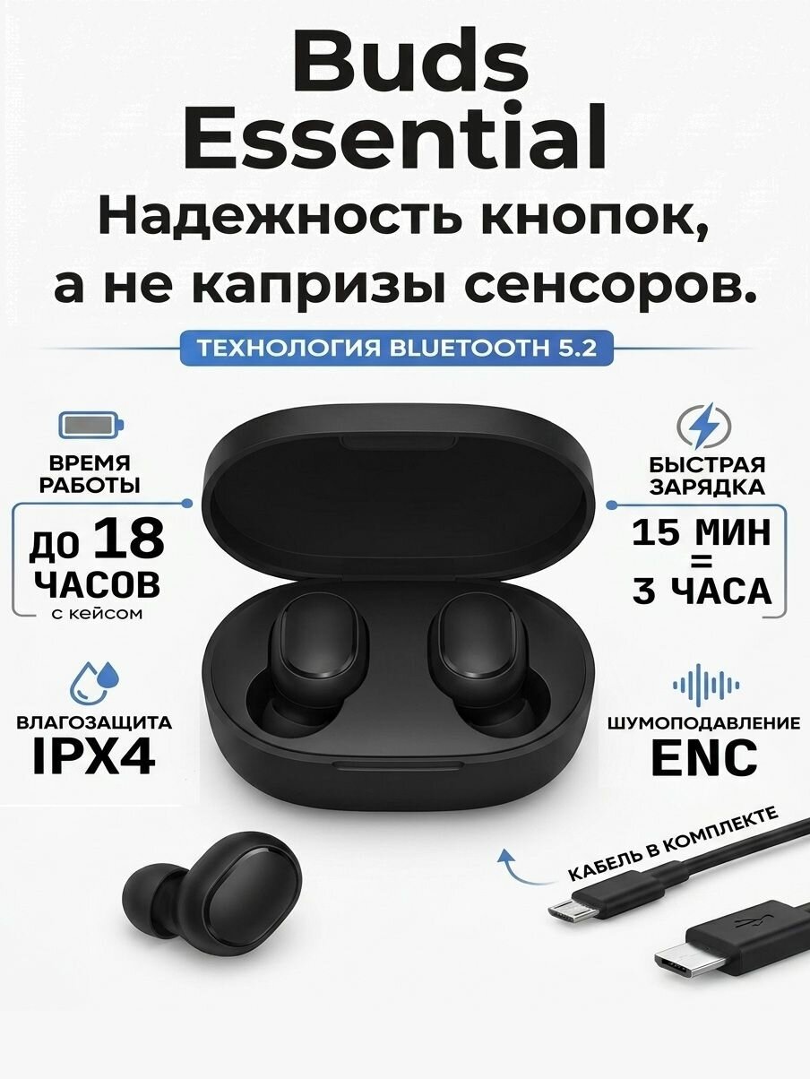 Redmi Buds Essential наушники беспроводные капельки. Наушники беспроводные для телефона