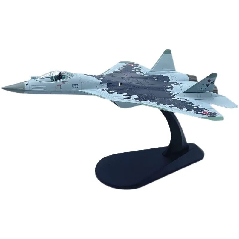 1:100 полная модель истребителя su-57 из сплава с подставкой, СУ-57