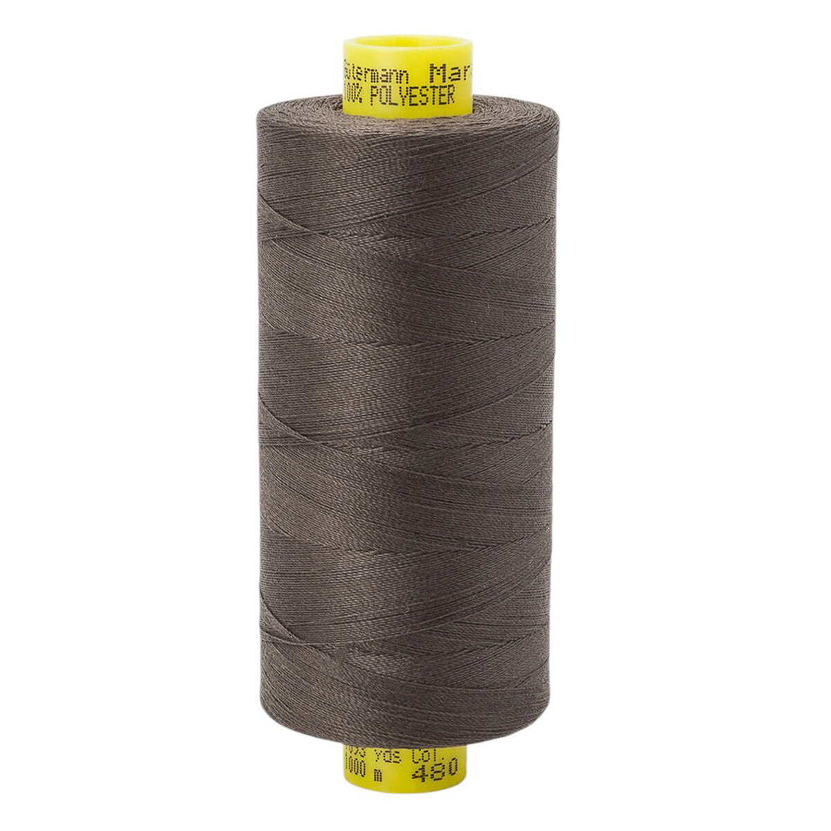 Нитки Mara 120/1000 м универсальные, 100% полиэстер Gutermann 700207 (480 орехово-коричневый), 10 шт