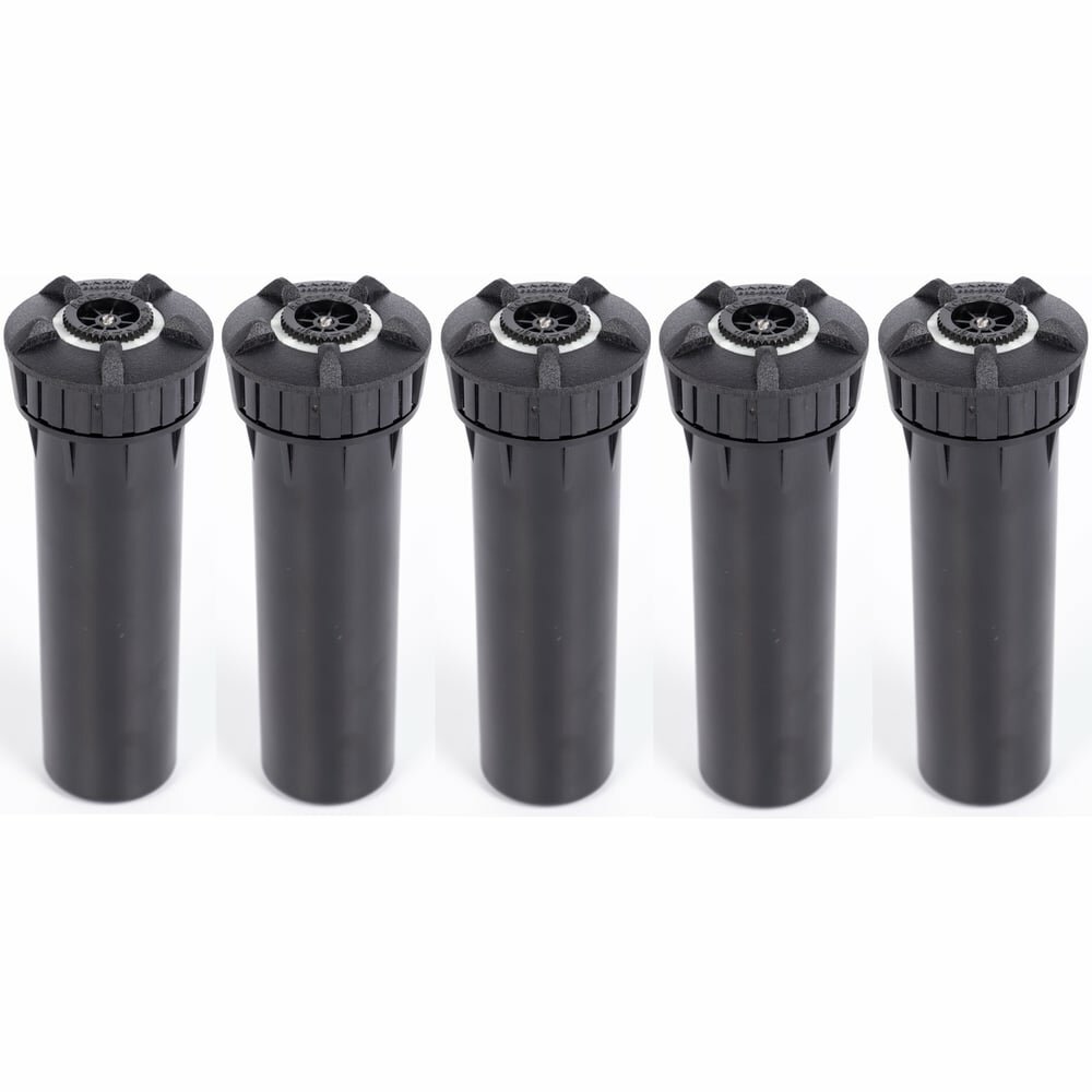 Дождеватель выдвижной для полива газона RAINMATIC PRO SPRAY GUARD 4 17AN, комплект 5шт (высота 10см, в комплекте с форсункой 17А, радиус до 5м) 5 шт х RM PRO SPRAY GUARD 4 17AN