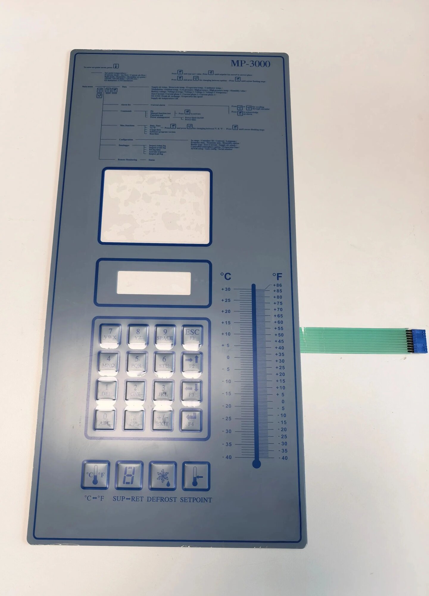 AM 42-2871 422871 (Замена 41-4142 414142) Клавиатура MP3000 для термогенераторов Thermo King MP3000, неоригинальная запчасть