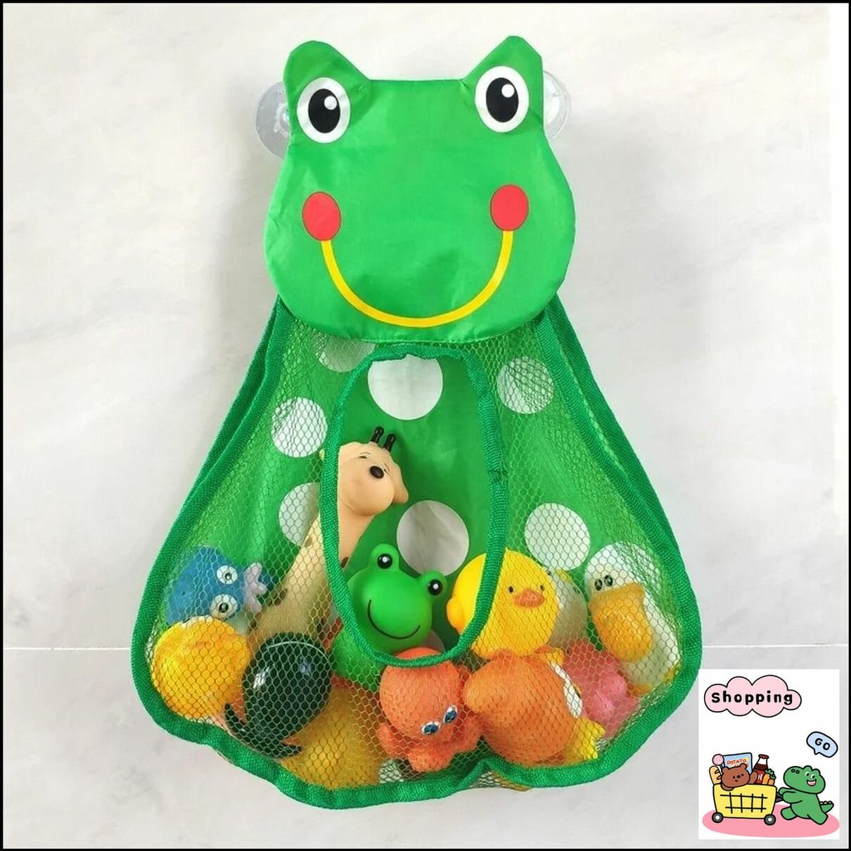 Сетка для хранения игрушек в ванной