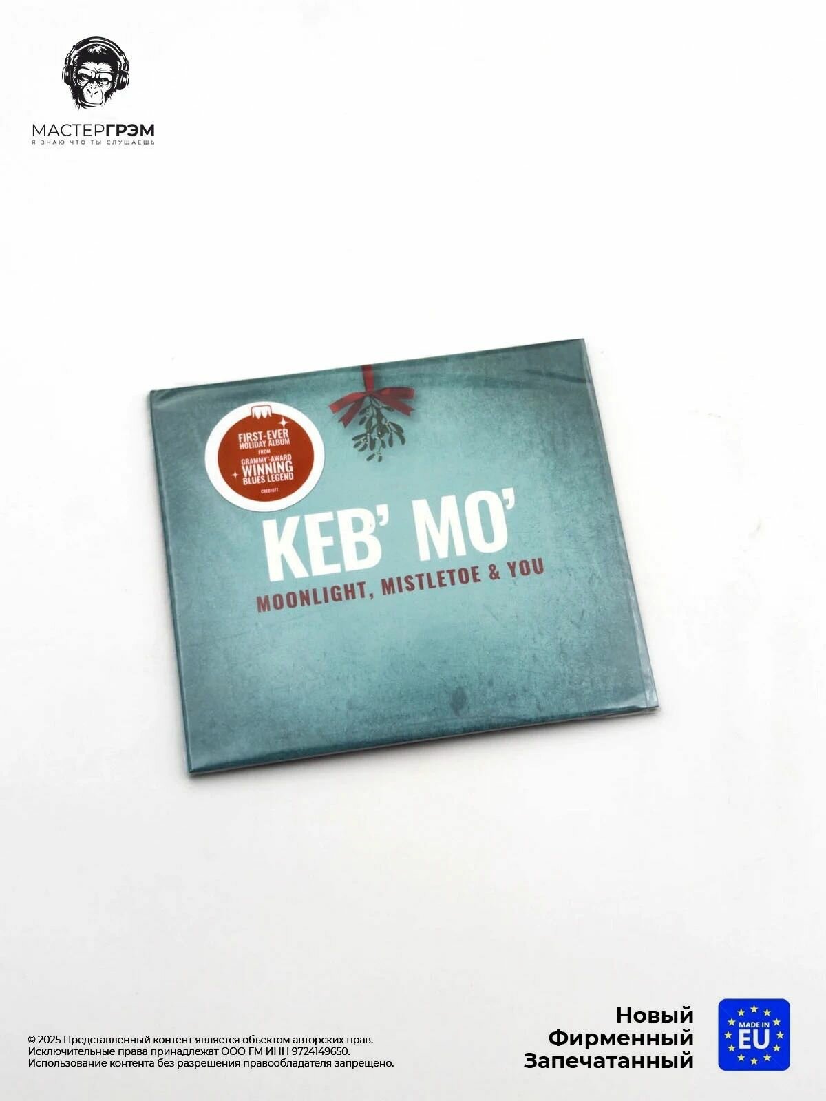 CD диск Keb' Mo' - Moonlight, Mistletoe & You (CD) 2019, Digisleeve