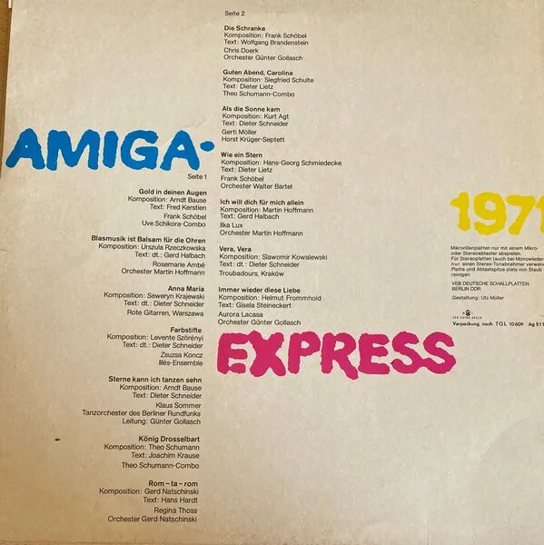 Amiga-Express 1971 — фото 1