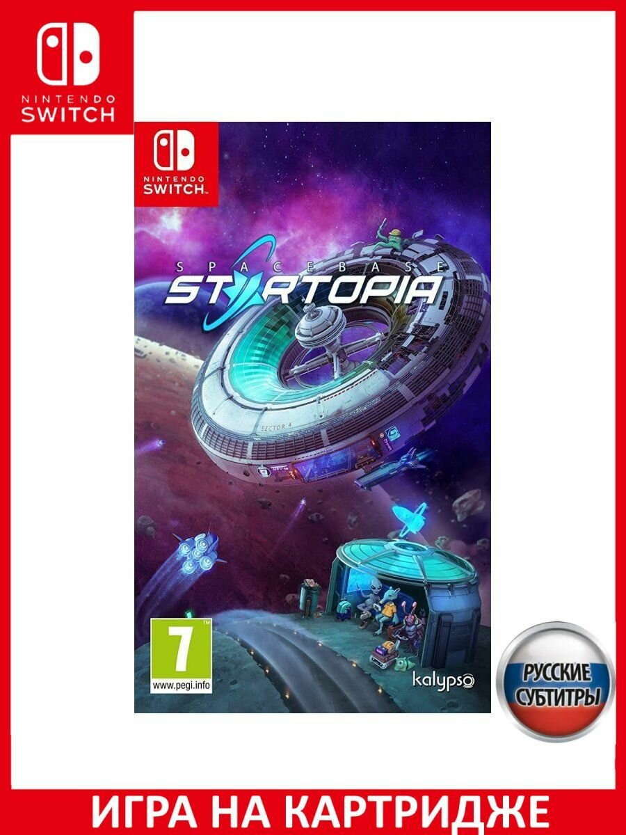 Игра Spacebase Startopia Switch Русская Версия Картридж на Nintendo Switch