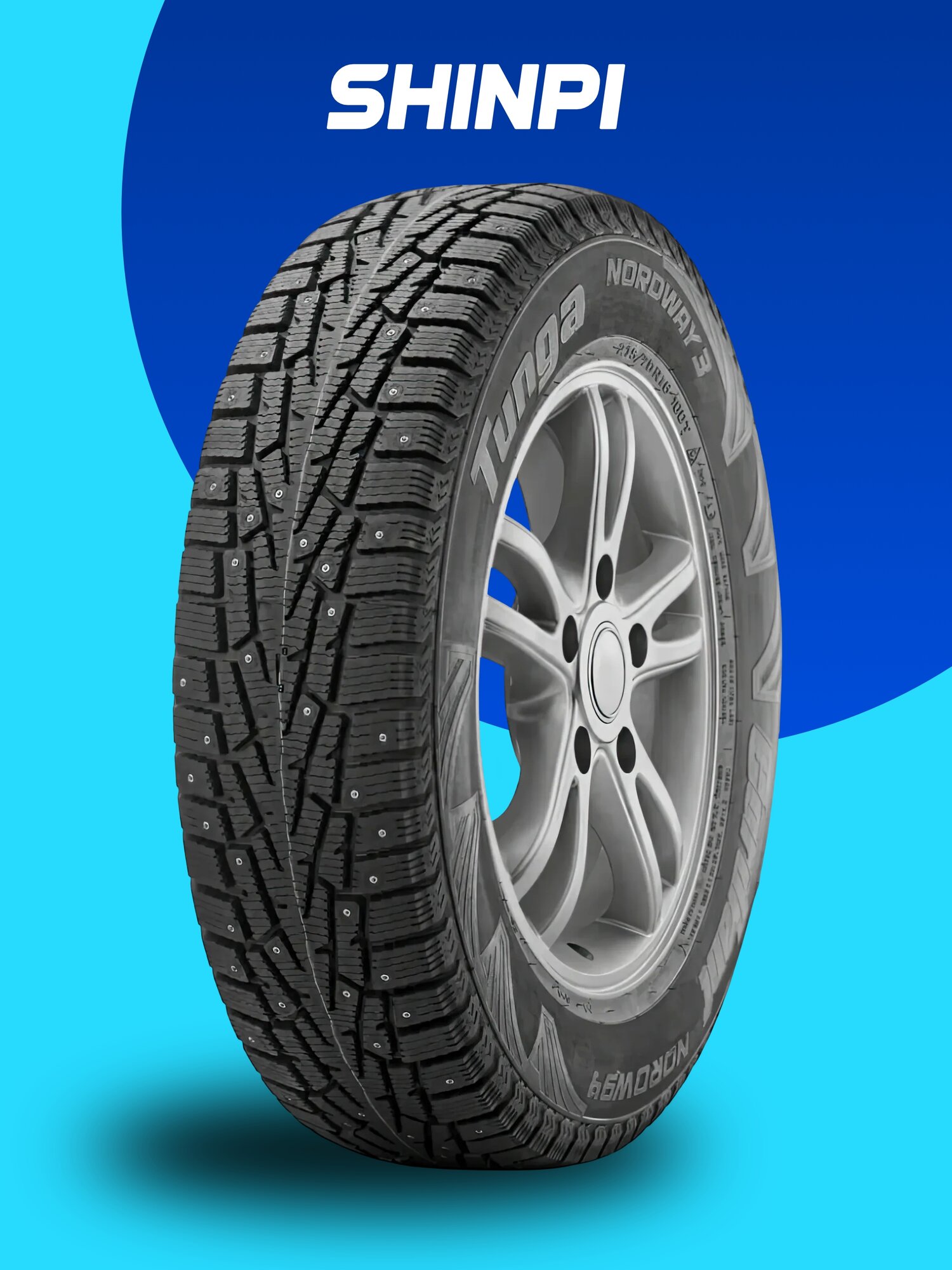 Шины Tunga Nordway 3 185/60 R14 82Q Шипованные зимние