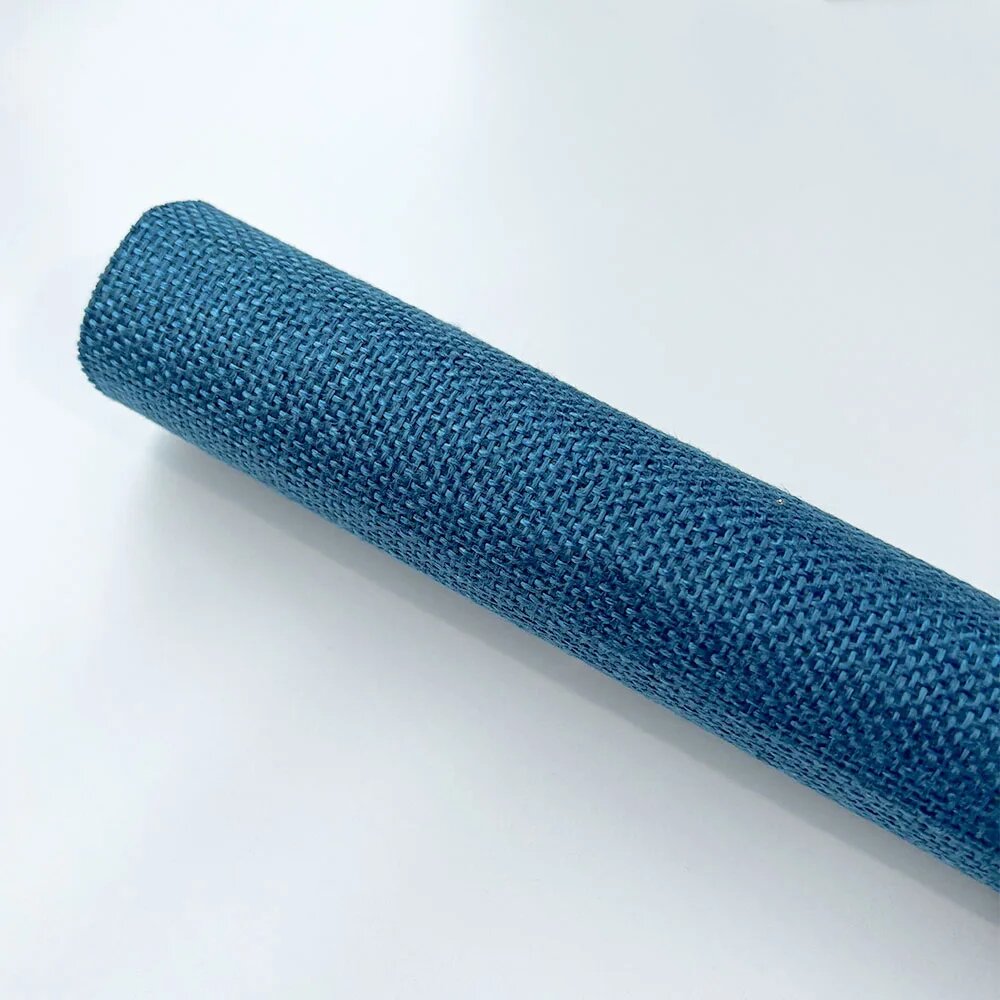 Самостоятельная лента из льна для рукоделия Синий, 7.8 x 57in(20x145cm), Dark Blue