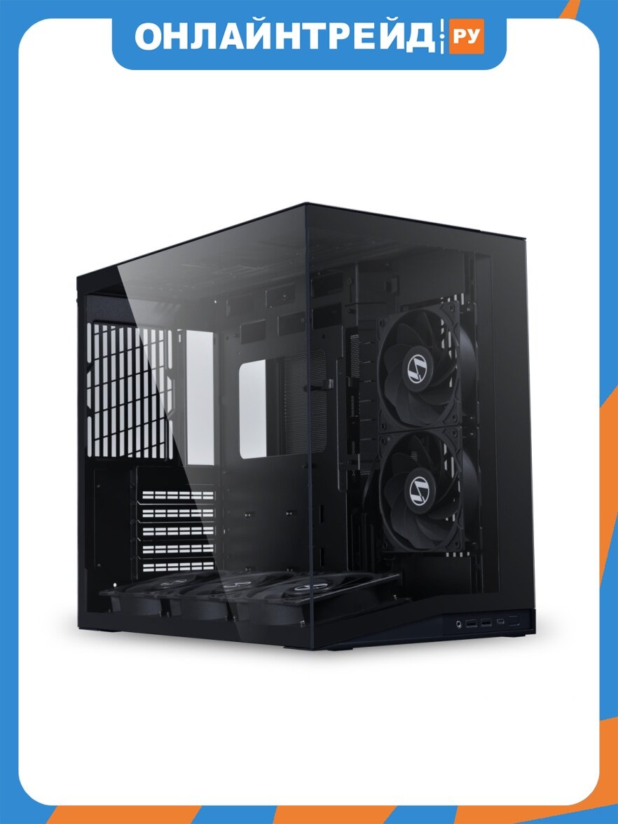 Корпус Lian LI O11 Dynamic Mini V2 Flow, черный (G99. O11DMIV2FX. R0)