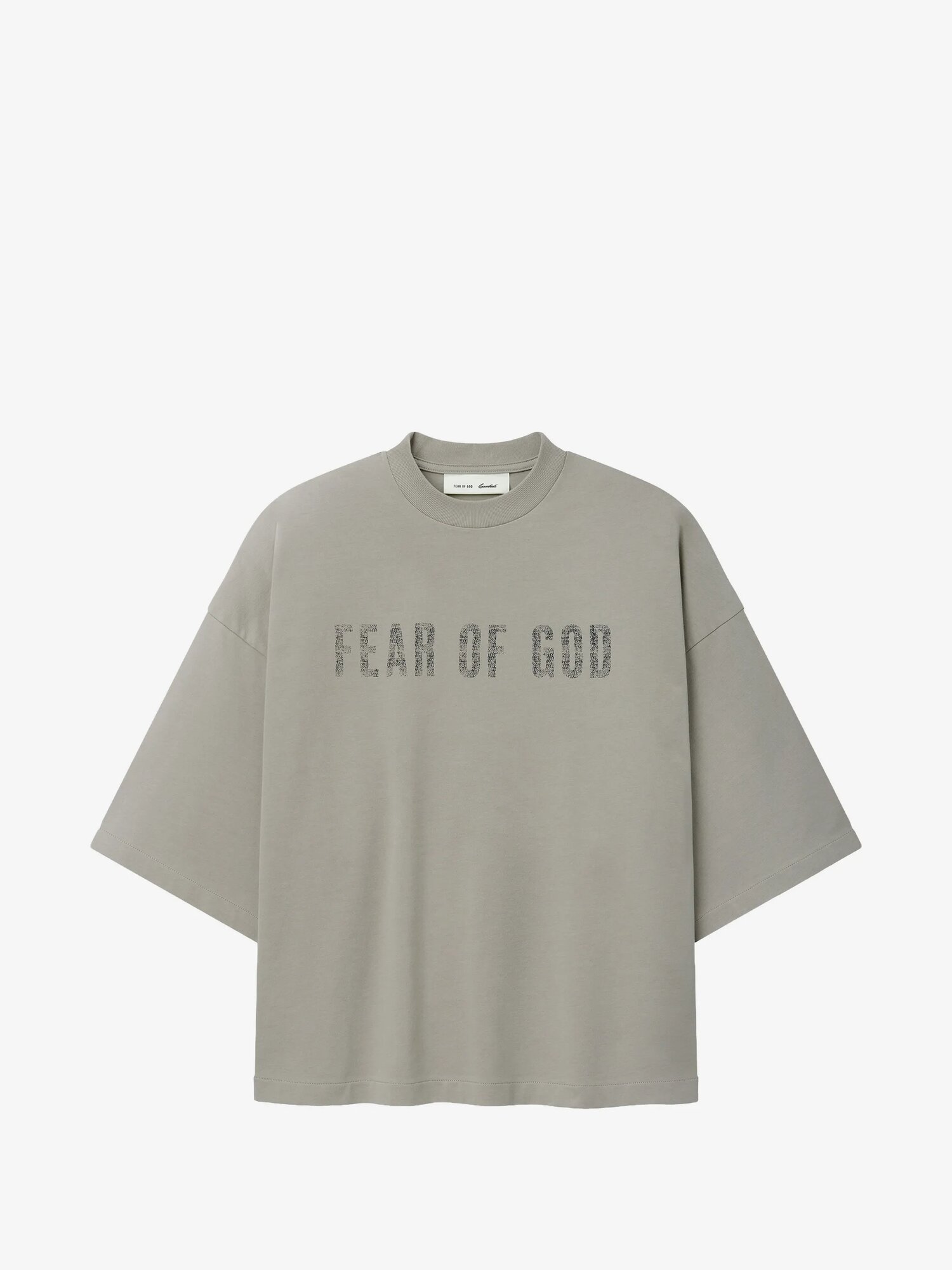 Футболка Logo-print drop-shoulder T-shirt