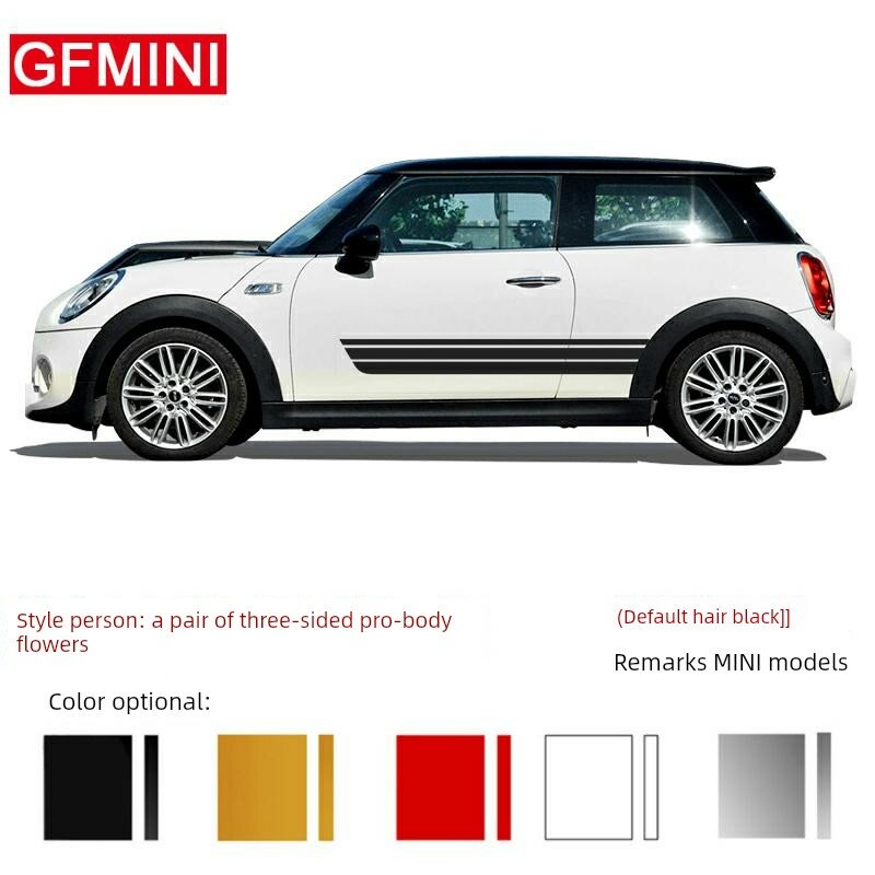 Наклейка Тройная Кромка из Материала Oli для BMW Mini Cooper, Наклейка для Декора Автомобиля