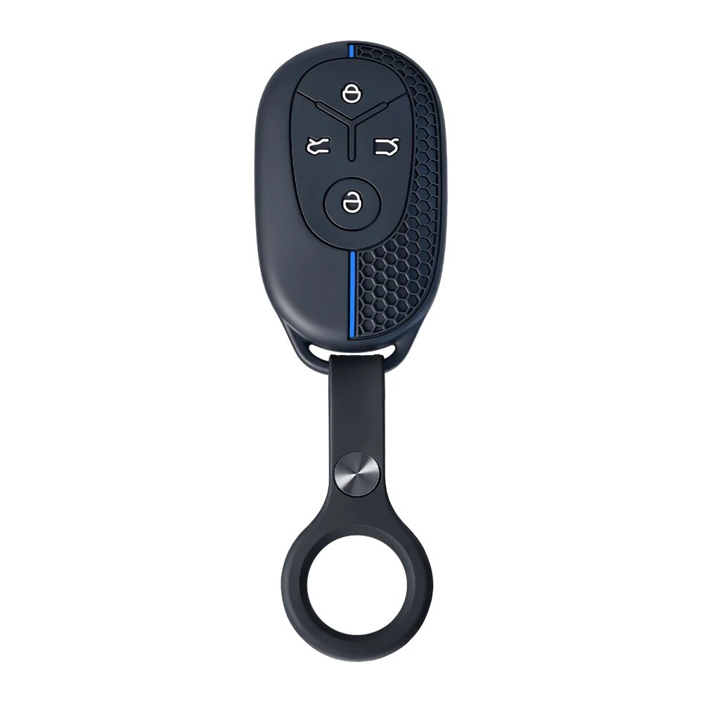 Силиконовый чехол для ключей Geely EX2 Blue