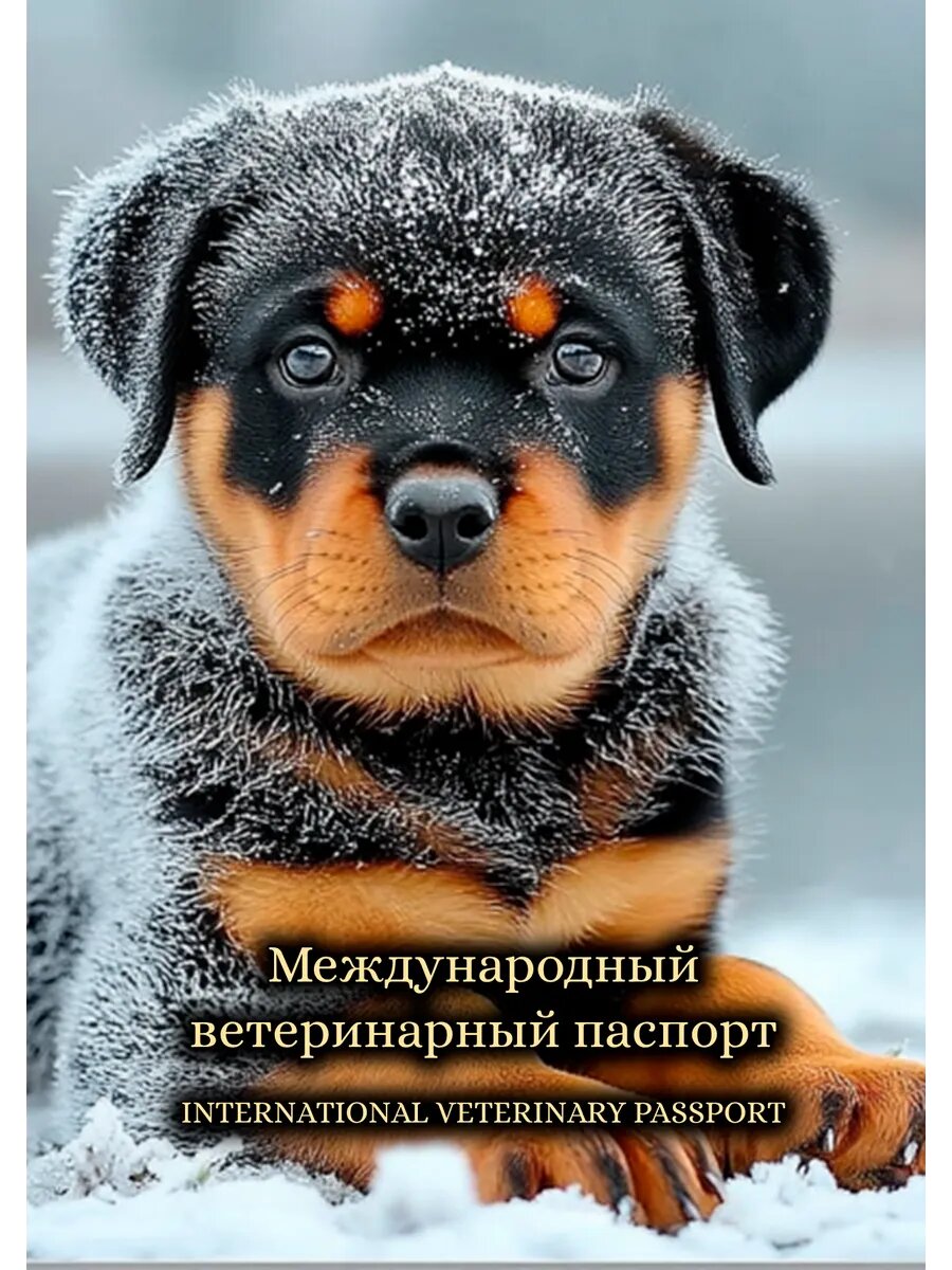 Ветеринарный паспорт с аудио-записью